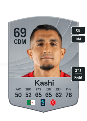 Ahmed Kashi EA fc26 Silver Common - rated 69
