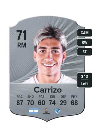 Maher Carrizo EA FC26 Silver Rare - rated 71