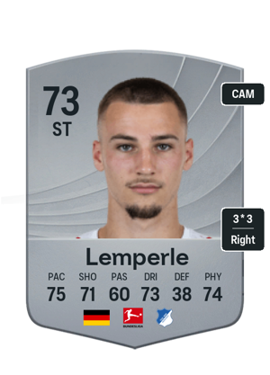Tim Lemperle EA fc26 Silver Common - rated 73