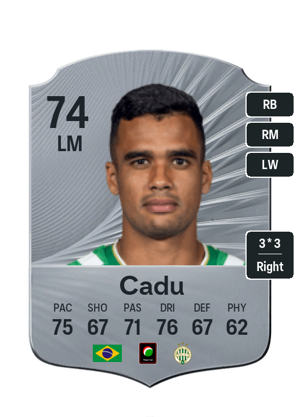 Cadu EA FC26 Silver Rare - rated 74