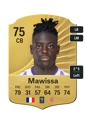 Christian Mawissa EA FC26 Gold Rare - rated 75