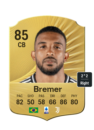 Bremer EA FC26 Gold Rare - rated 85