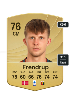 Morten Frendrup EA FC26 Gold Common - rated 76