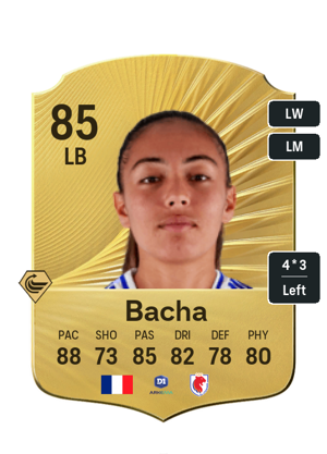 Selma Bacha EA FC26 Gold Rare - rated 85