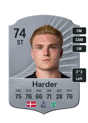 Conrad Harder EA FC26 Silver Rare - rated 74