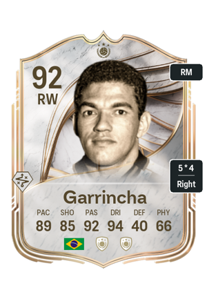 Garrincha EA FC26 Icon - rated 92