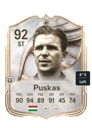Ferenc Puskas EA FC26 Icon - rated 92