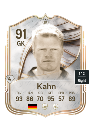 Oliver Kahn EA FC26 Icon - rated 91