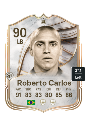 Roberto Carlos EA FC26 Icon - rated 90