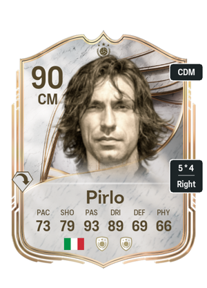 Andrea Pirlo EA FC26 Icon - rated 90