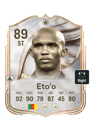 Samuel Eto'o EA FC26 Icon - rated 89