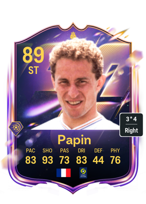 Jean-Pierre Papin EA FC26 Hero - rated 89