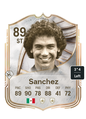 Hugo Sanchez EA FC26 Icon - rated 89