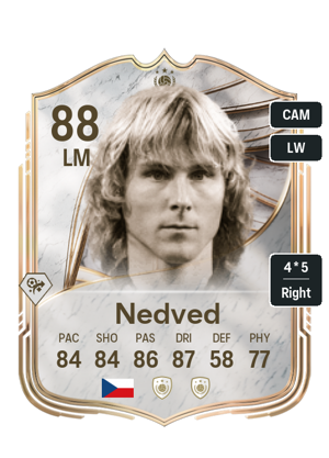 Pavel Nedved EA FC26 Icon - rated 88
