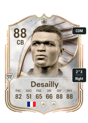 Marcel Desailly EA fc26 Icon - rated 88
