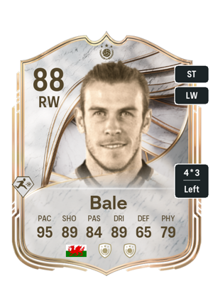 Gareth Bale EA FC26 Icon - rated 88