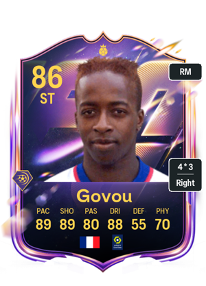 Sidney Govou EA fc26 Hero - rated 86