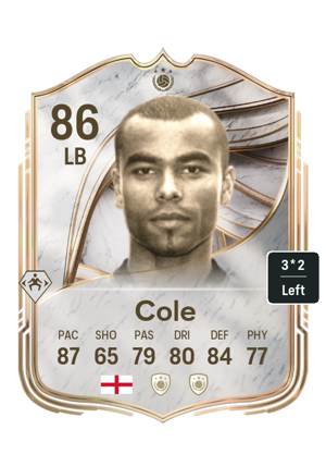 Ashley Cole EA FC26 Icon - rated 86
