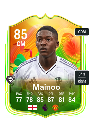 Kobbie Mainoo EA FC26 World Tour - rated 85