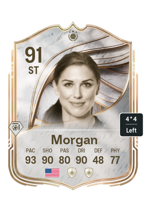Alex Morgan EA FC26 Icon - rated 91
