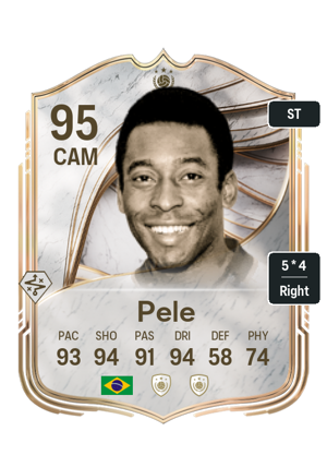 Pele EA FC26 Icon - rated 95