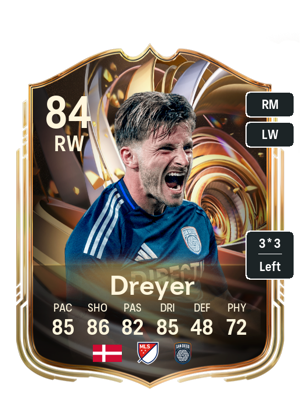 Anders Dreyer EA FC26 Ratings Reload - rated 84