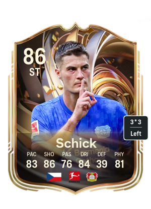 Patrik Schick EA fc26 Ratings Reload - rated 86