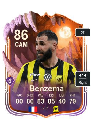 Karim Benzema EA fc26 Ultimate Scream - rated 86