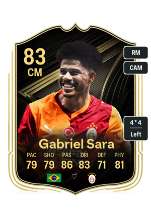 Gabriel Sara EA fc26 TOTW - rated 83