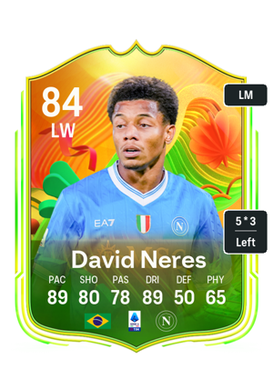 David Neres EA FC26 World Tour - rated 84