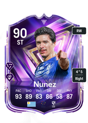 Darwin Nunez EA FC26 FC Pro Live - rated 90