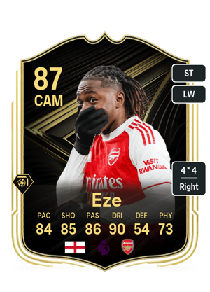 Eberechi Eze EA FC26 TOTW - rated 87