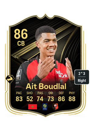 Abdelhamid Ait Boudlal EA FC26 TOTW - rated 86
