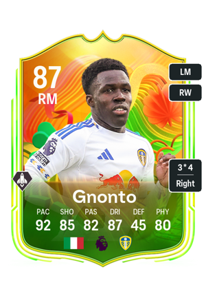 Wilfried Gnonto EA FC26 World Tour - rated 87
