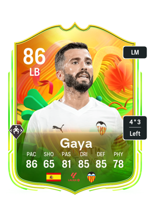 Gaya EA fc26 World Tour - rated 86
