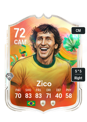 Zico EA FC26 World Tour Silver Superstars - rated 72