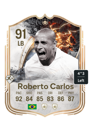 Roberto Carlos EA fc26 Thunderstruck Icon - rated 91