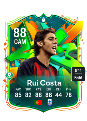 Rui Costa EA fc26 Joga Bonito Hero - rated 88