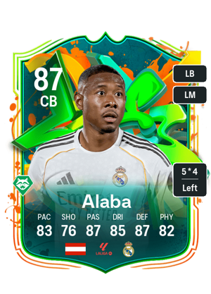 David Alaba EA FC26 Joga Bonito - rated 87