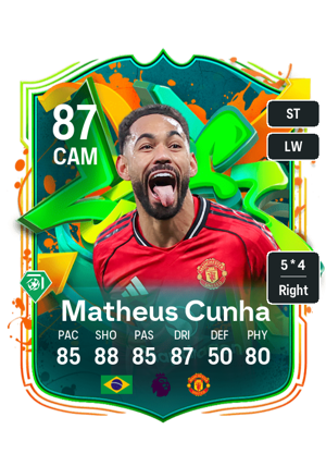 Matheus Cunha EA FC26 Joga Bonito - rated 87