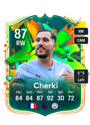 Rayan Cherki EA FC26 Joga Bonito - rated 87