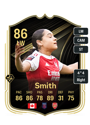 Olivia Smith EA fc26 TOTW - rated 86
