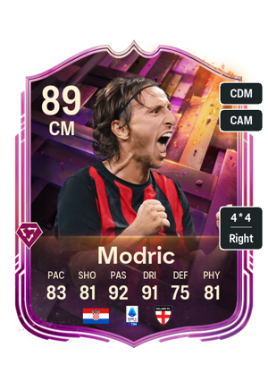 Luka Modric EA FC26 Unbreakables - rated 89