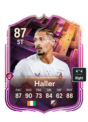 Sebastien Haller EA FC26 Unbreakables - rated 87