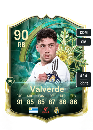 Federico Valverde EA FC26 Winter Wildcard - rated 90