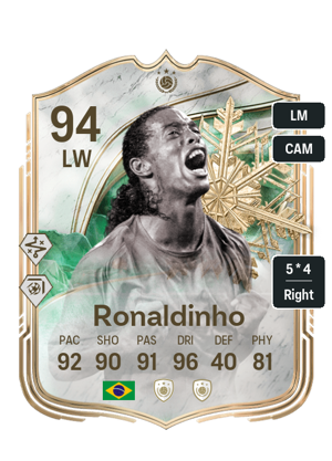 Ronaldinho EA FC26 Winter Wildcard Icon - rated 94