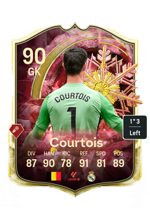 Thibaut Courtois EA FC26 Winter Wildcard Red - rated 90