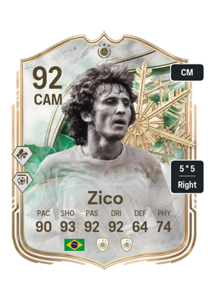 Zico EA FC26 Winter Wildcard Icon - rated 92
