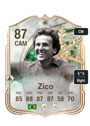 Zico EA FC26 Winter Wildcard Icon - rated 87