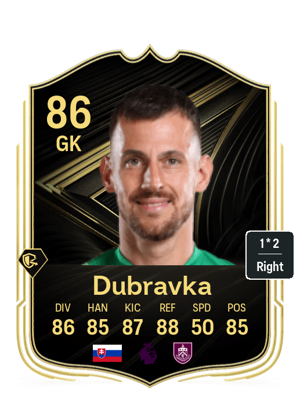 Martin Dubravka EA FC26 TOTW - rated 86